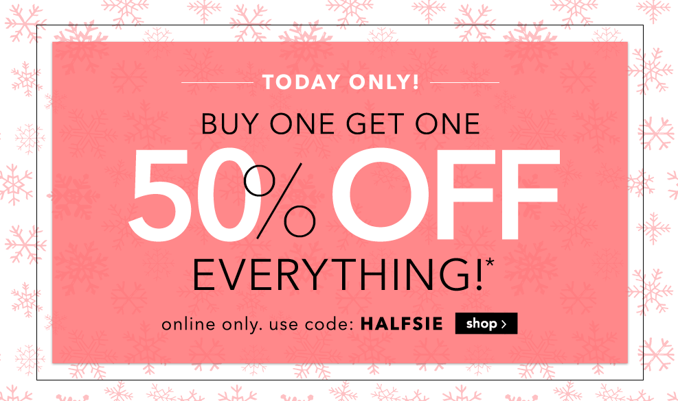 Delias Coupon Code: Buy one get one half off and extra 30% off cl