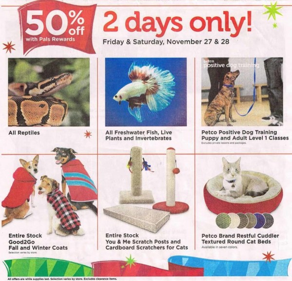 Black Friday 2015: petco Ad Scan - BuyVia