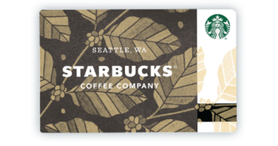 Extra $5 with $20 Starbucks eGift Card Purchase $20.00 - BuyVia