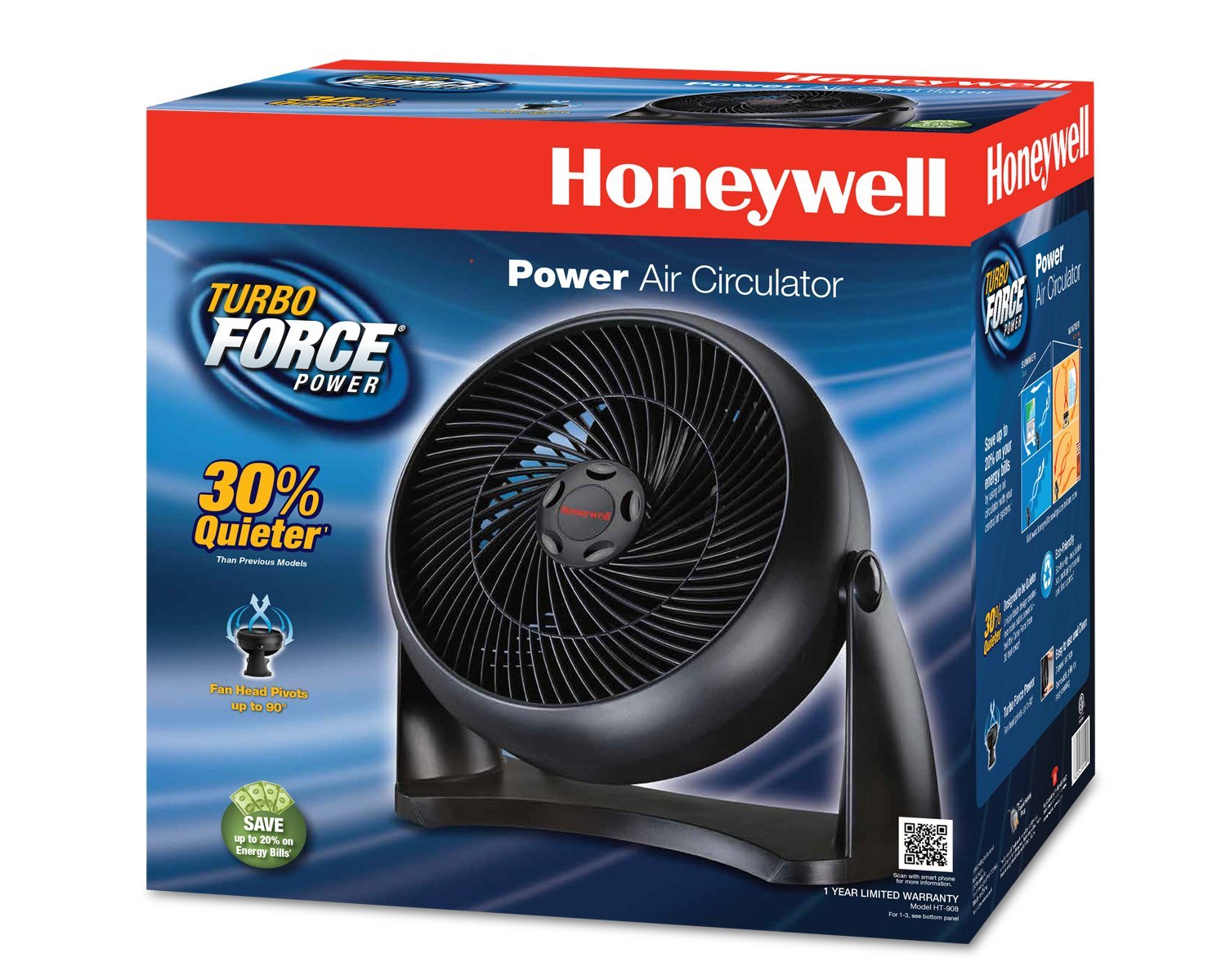 Honeywell HT-900 Turbo Force Room Air Circulator Fan Sale $15.99