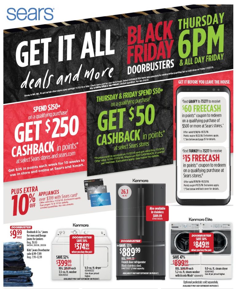 Black Friday 2018: Sears Ad Scan - BuyVia