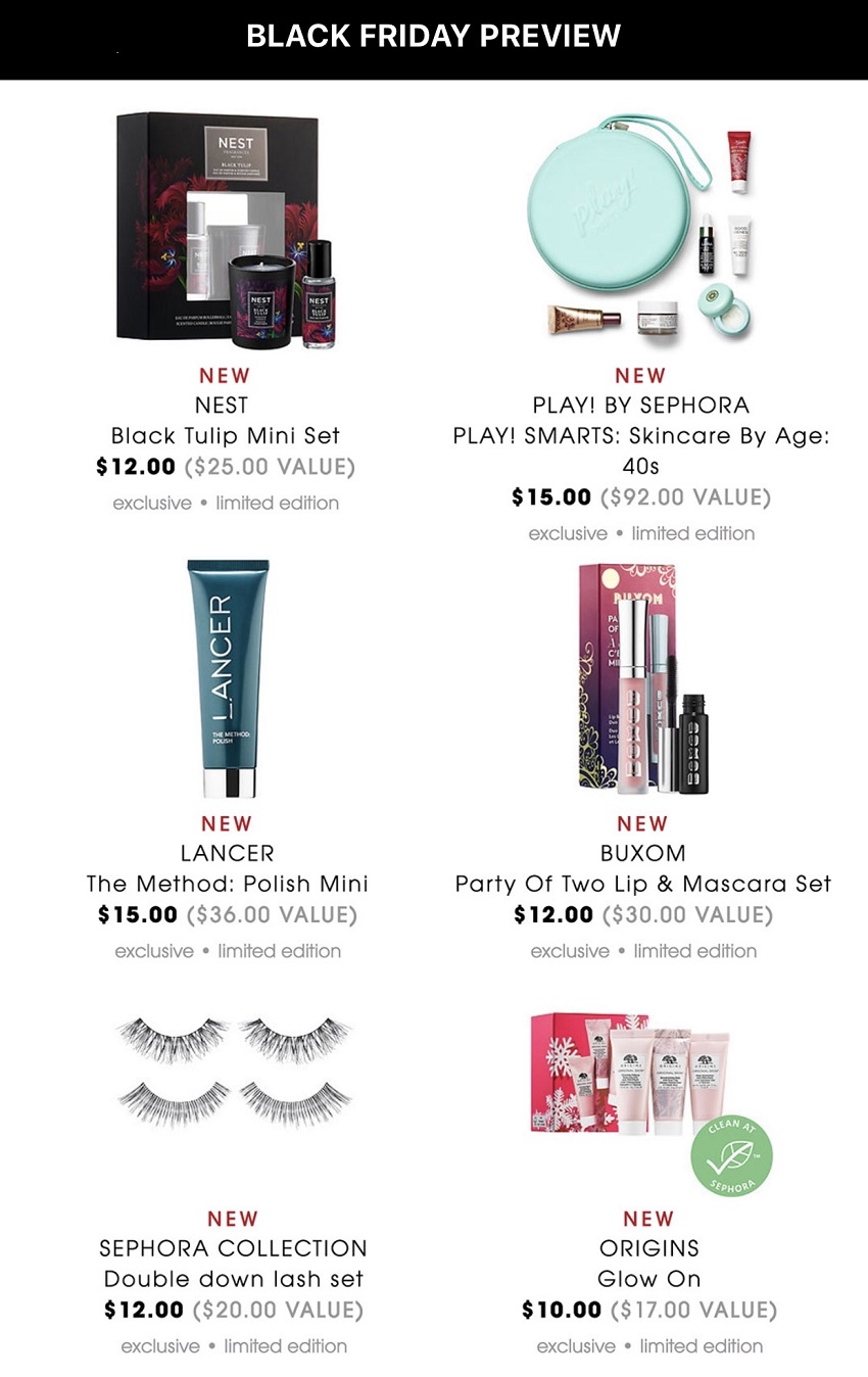 Black Friday 2018: Sephora Ad Scan - BuyVia