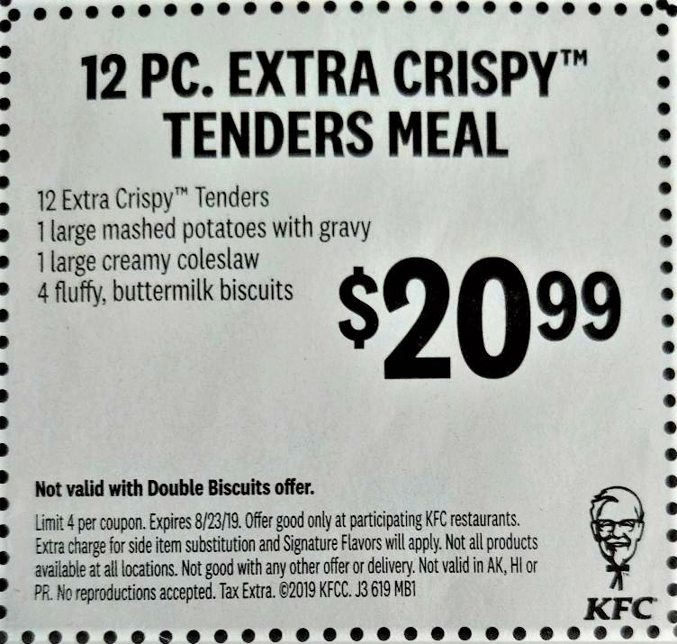 KFC Coupons and Discounts