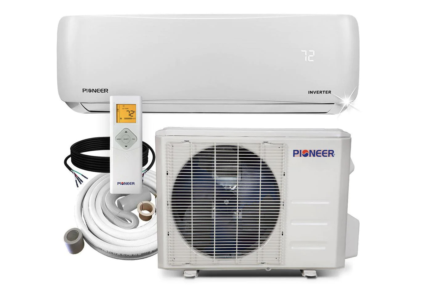 Pioneer 19 SEER 18000 BTU Mini Split Air Conditioner w/ Heat Pum