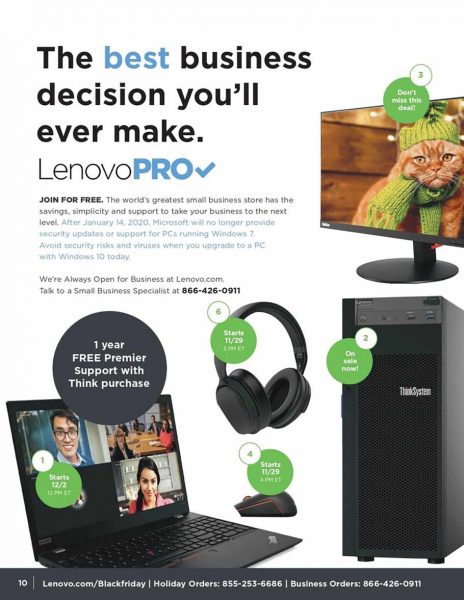 Lenovo Black Friday 2019 Ad Scans - BuyVia