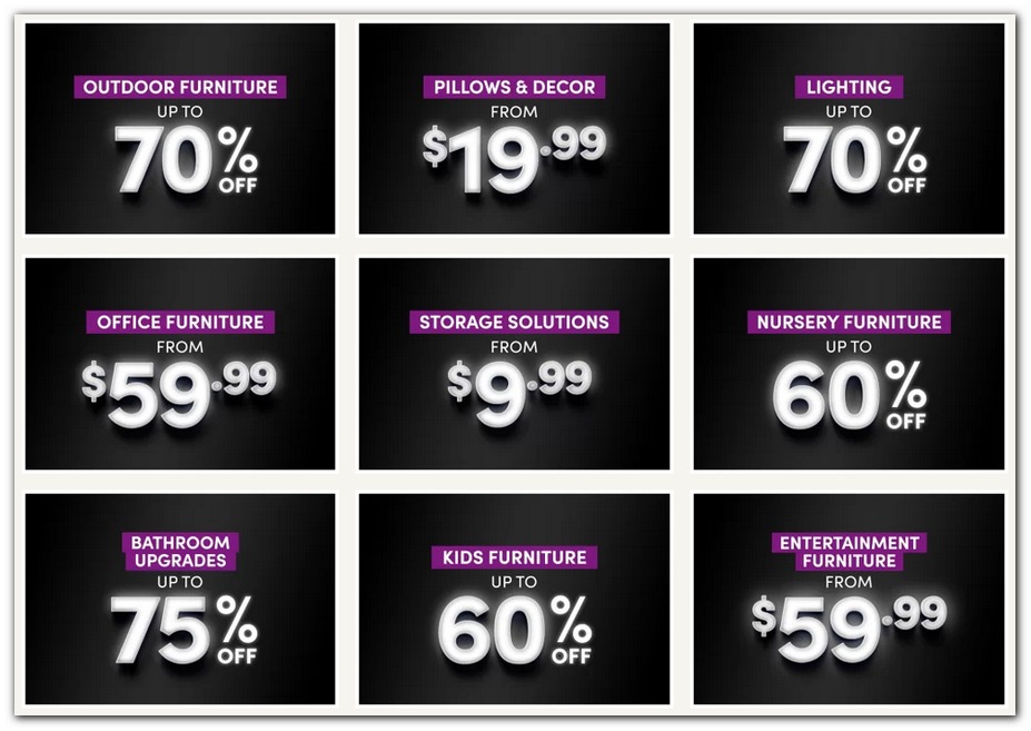 Wayfair Black Friday 2019 Ad Scans - BuyVia