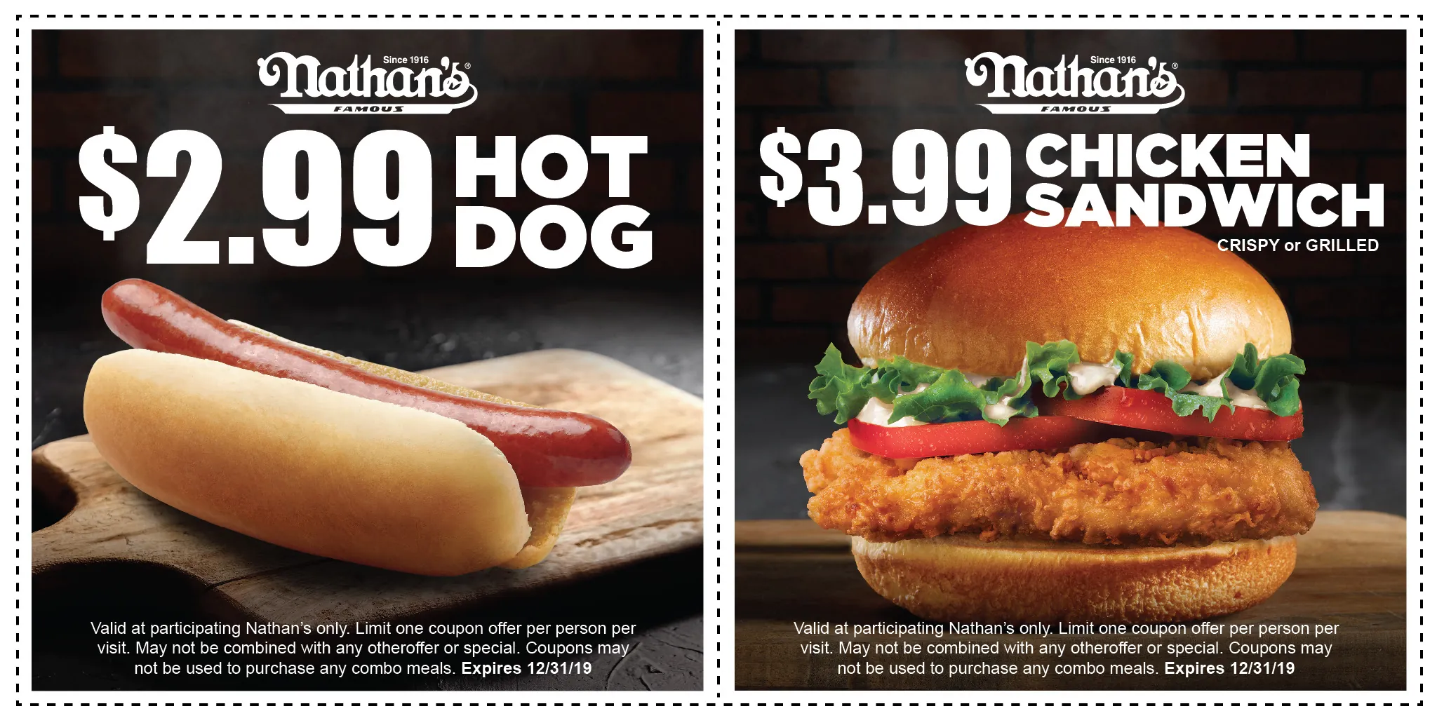 Nathan's Famous Restaurants Coupons and Discounts