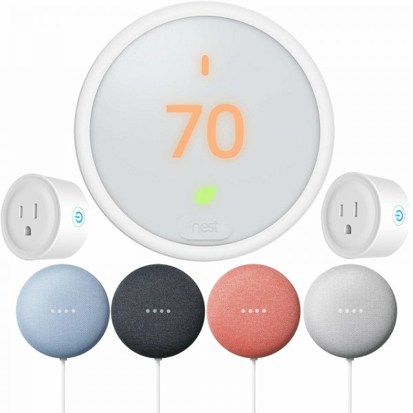 Nest Learning Thermostat E, Nest Mini And Deco Smart Plug Sale $129.00
