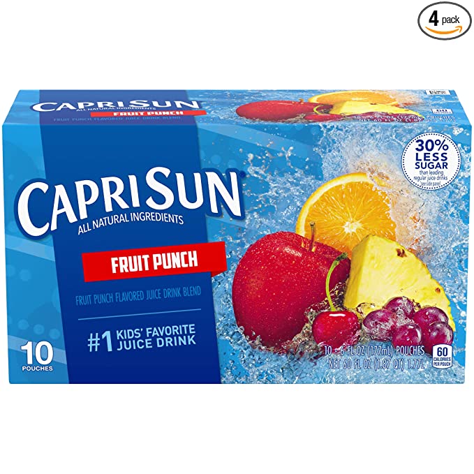 Capri Sun Fruit Punch, 40ct, Sale $6.64 - BuyVia