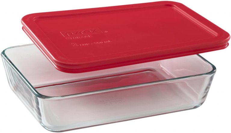 Pyrex 3-Cup Rectangle Glass Storage Container w/ Lid Sale $4.87