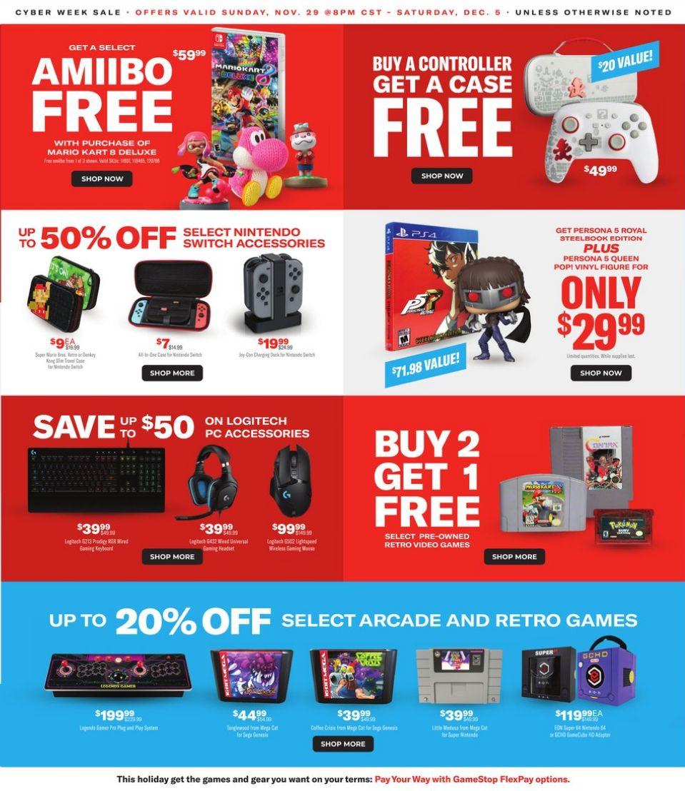 Live: Cyber Monday 2020: Gamestop Ad Scan - BuyVia