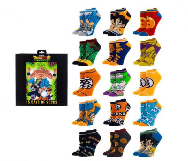 Dragon Ball Z 15 Days of Socks Sale $12.00 - BuyVia