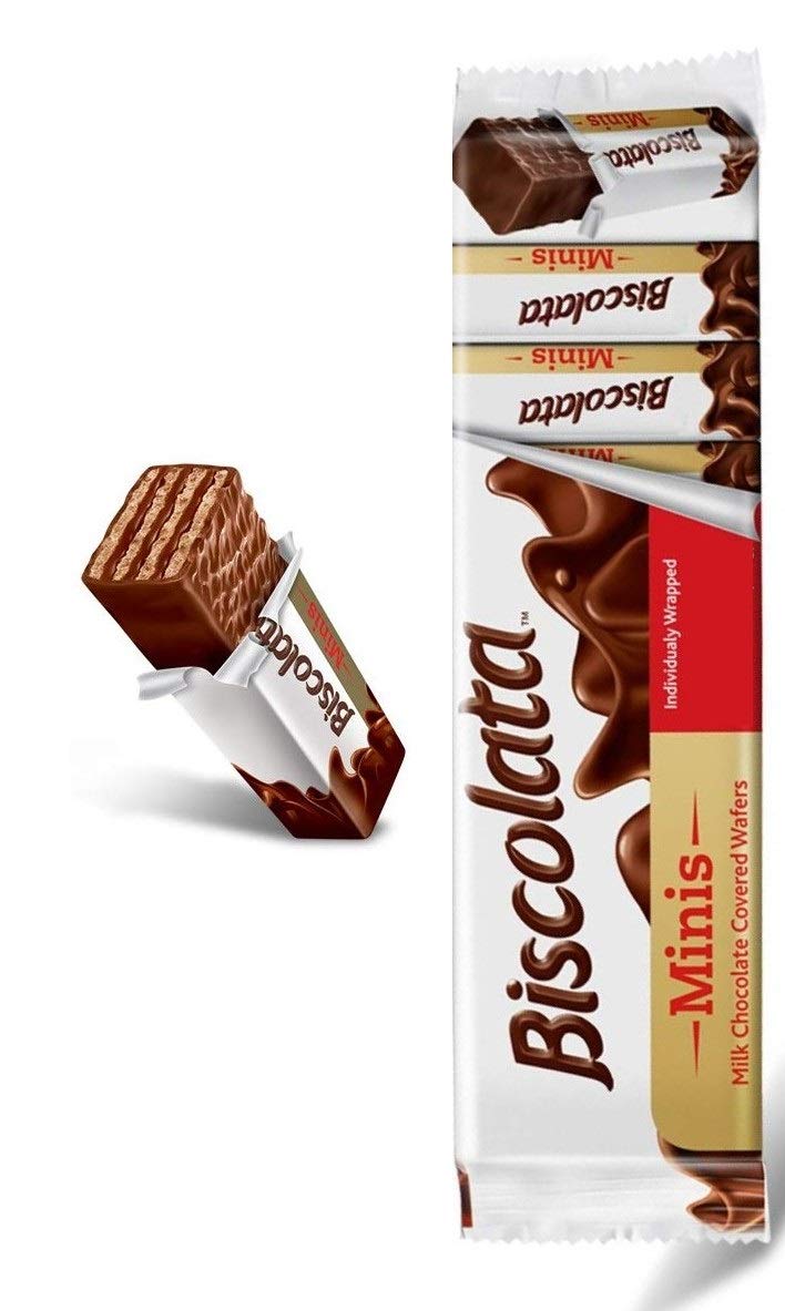 Biscolata Minis Milk Chocolate Wafer Bars, 54-Count, Sale $3.00