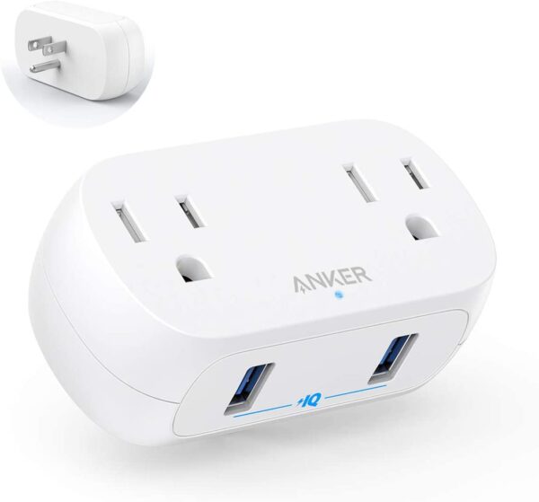 Anker PowerExtend 2x PowerIQ USB Ports + 2x AC Outlets $9.99
