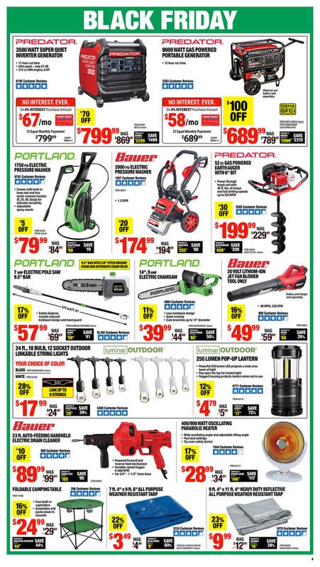 Harbor Freight Tools Black Friday 2021 Ad - BuyVia