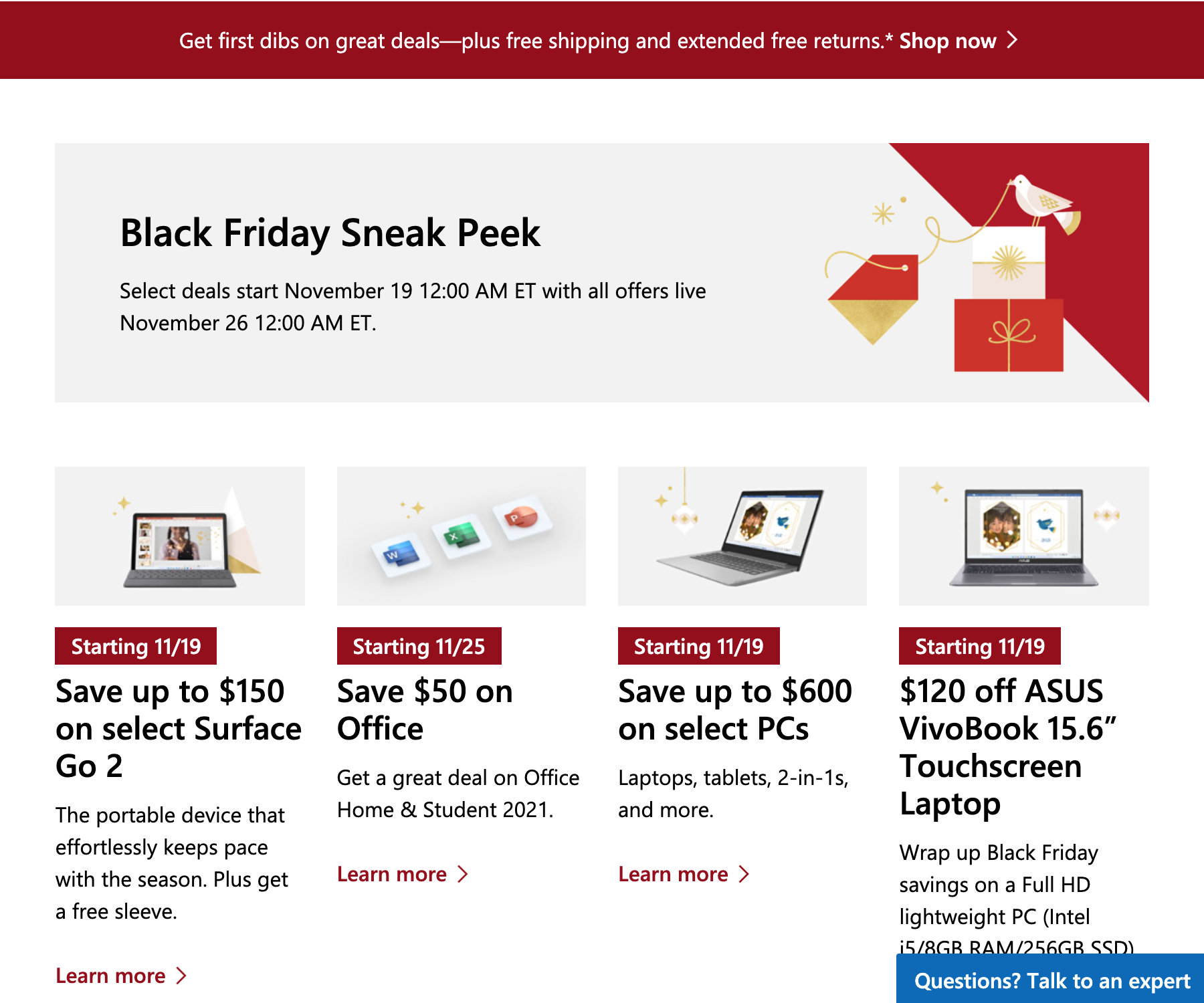 Live: Microsoft Store Black Friday 2021 Ad Scans - BuyVia