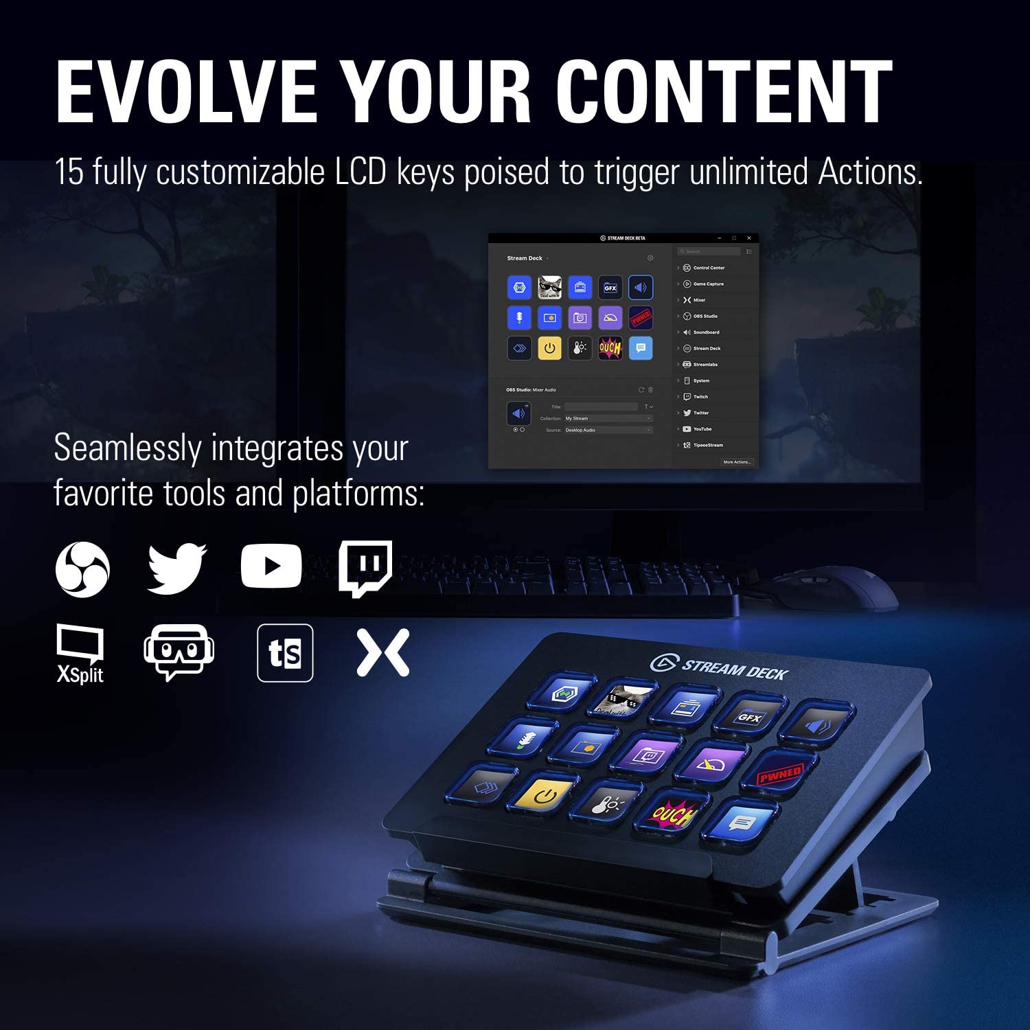 Elgato Stream Deck – Live Content Creation Controller with
