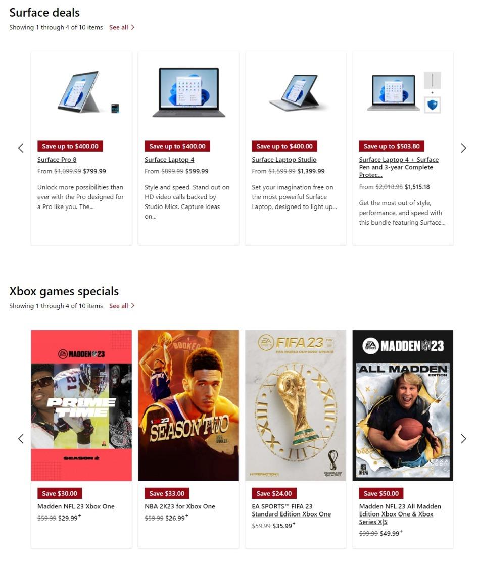 Live: Microsoft Store Black Friday 2022 Ad Scans - BuyVia