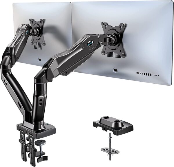 Huanuo Dual Monitor Adjustable Spring Stand Monitor Mount $49.99