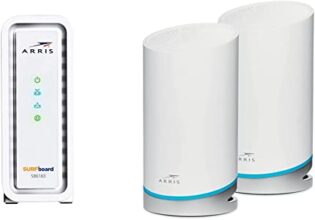 ARRIS Surfboard SB6183 DOCSIS 3.0 Cable Modem + Mesh Wireless Ro