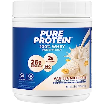 Pure Protein Powder, Whey, High Protein 1lb Sale $8.99 - BuyVia