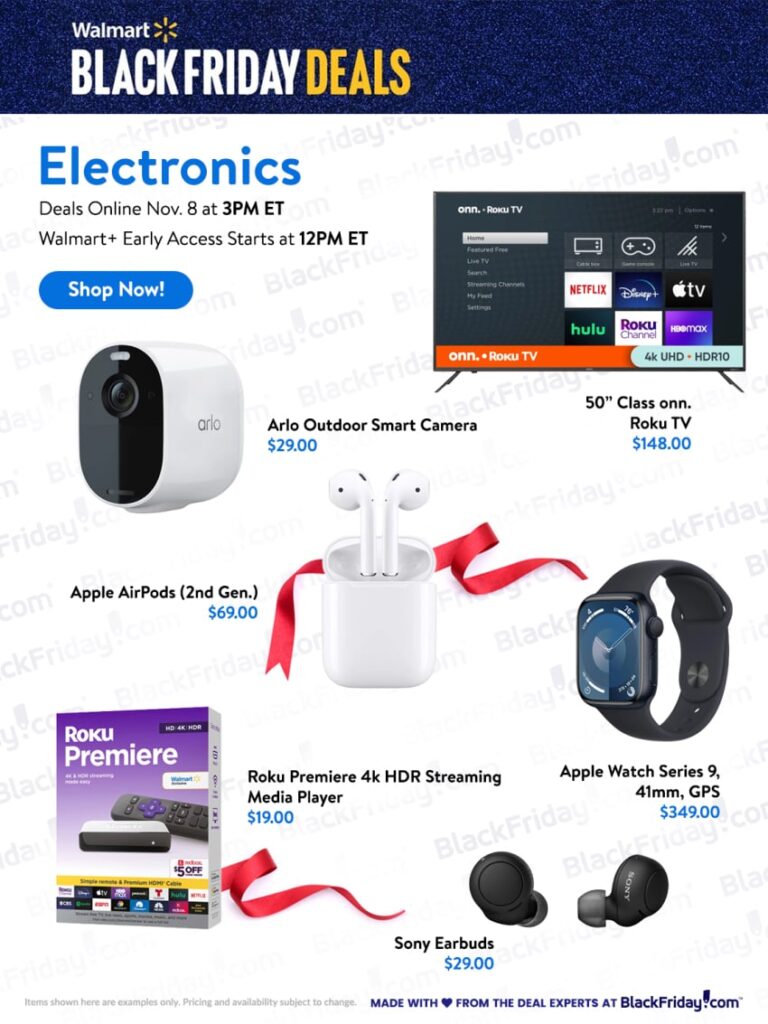 Walmart Black Friday 2023 Ad Scan Event 1 Nov 8 Sale - BuyVia