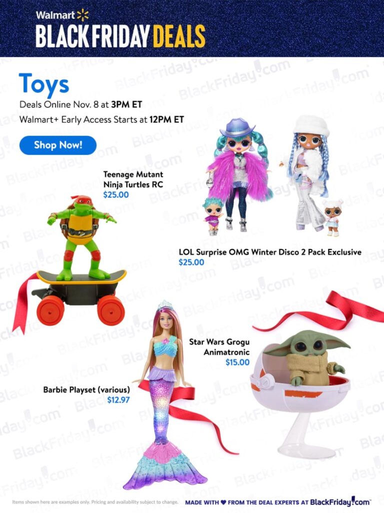 Walmart Black Friday 2023 Ad Scan Event 1 Nov 8 Sale - BuyVia