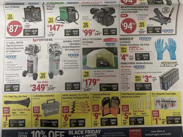 Harbor Freight Tools Black Friday 2023 Ad - BuyVia