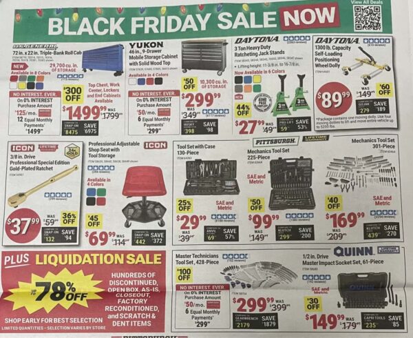 Harbor Freight Tools Black Friday 2023 Ad - BuyVia