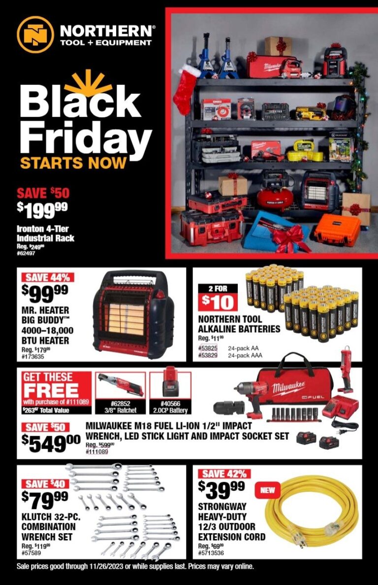Northern Tool Black Friday 2023 Ad Scans - BuyVia