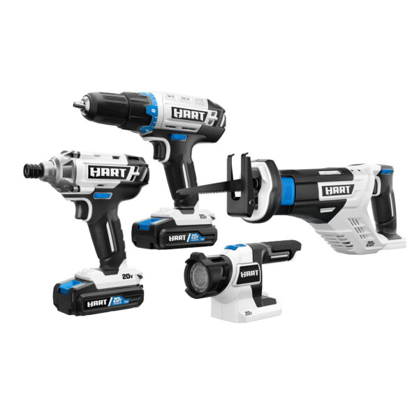 HART 20-Volt Cordless 4-Tool Combo Kit Sale $98.00 ` - BuyVia