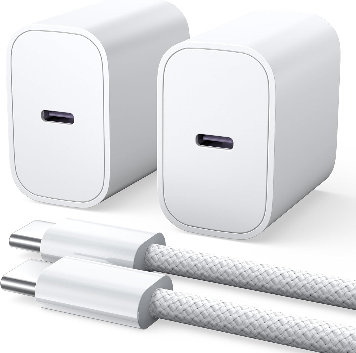 LISEN USB C Charger 2 Pack for iPhone 15 Sale $15.99 - BuyVia