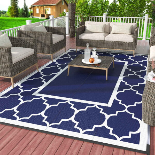 DEORAB 6’x9′ Outdoor Rug Patio Sale $36.99 - BuyVia