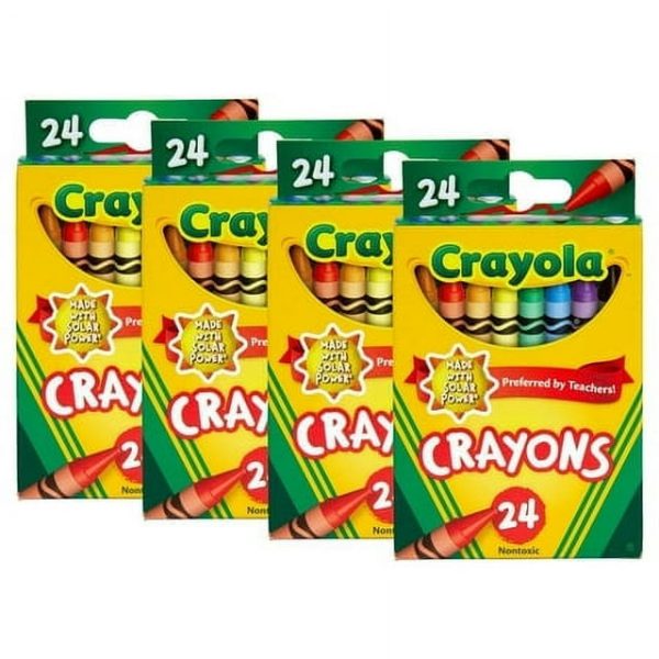 Crayola Crayons, 24 Count, 4pk Sale $2.00 - BuyVia