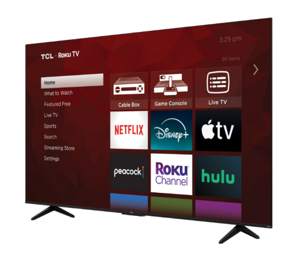 TCL 75″ S4 4K Ultra HDR Roku TV Sale $378.00 75S41BR