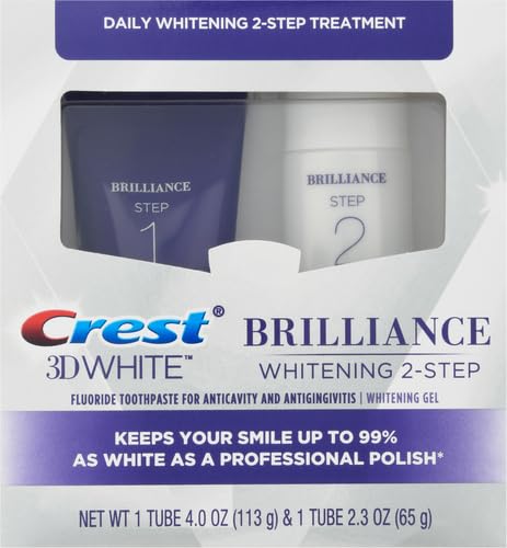 Crest 3D White Brilliance 2 Step Kit Sale $5.08 - BuyVia