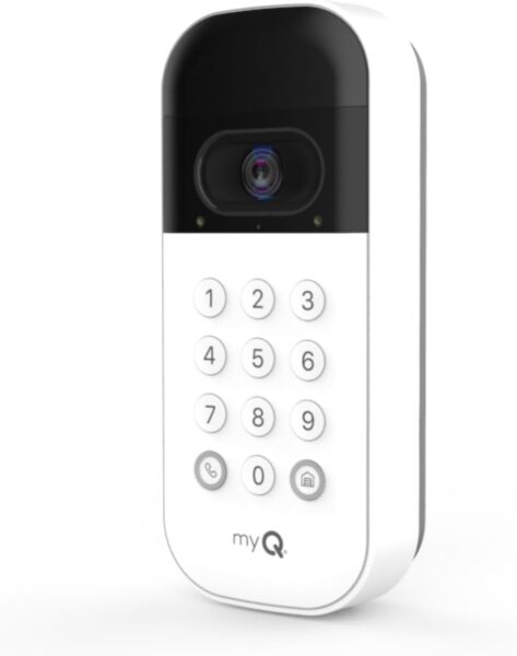 myQ Smart Garage Door Video Keypad with Wide-Angle Camera Sale $32.54