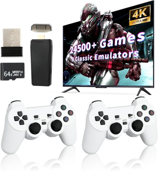 Wireless Retro Game Console, 24500+ Games Built-in $19.99