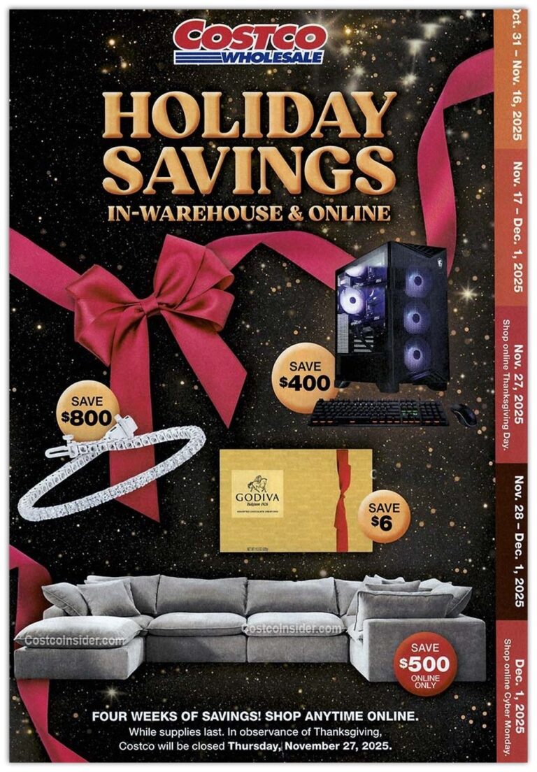 Costco Black Friday – Cyber Monday 2025 Ad Scan - BuyVia