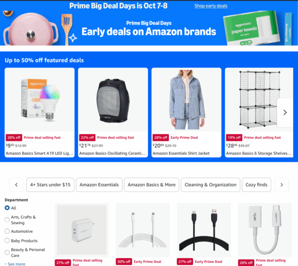 Prime Deal Day on Amazon Brands - BuyVia