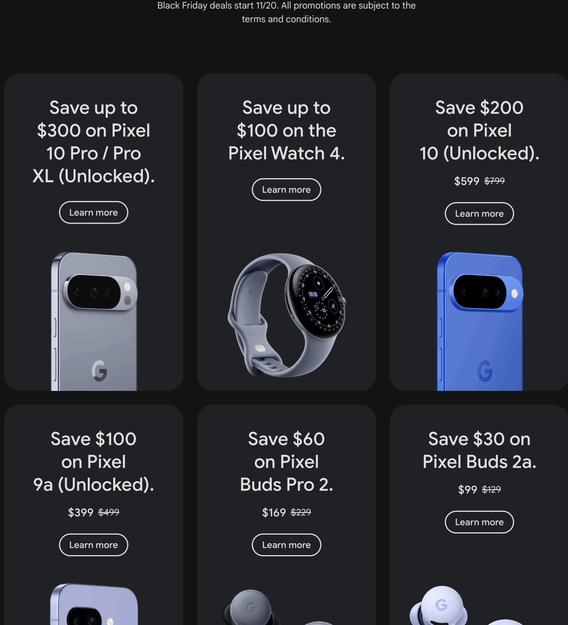 Google Store Black Friday 2025 Ad Scan - BuyVia