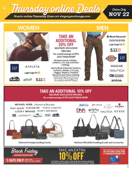 AAFES Black Friday 2025 Ad Scans - BuyVia