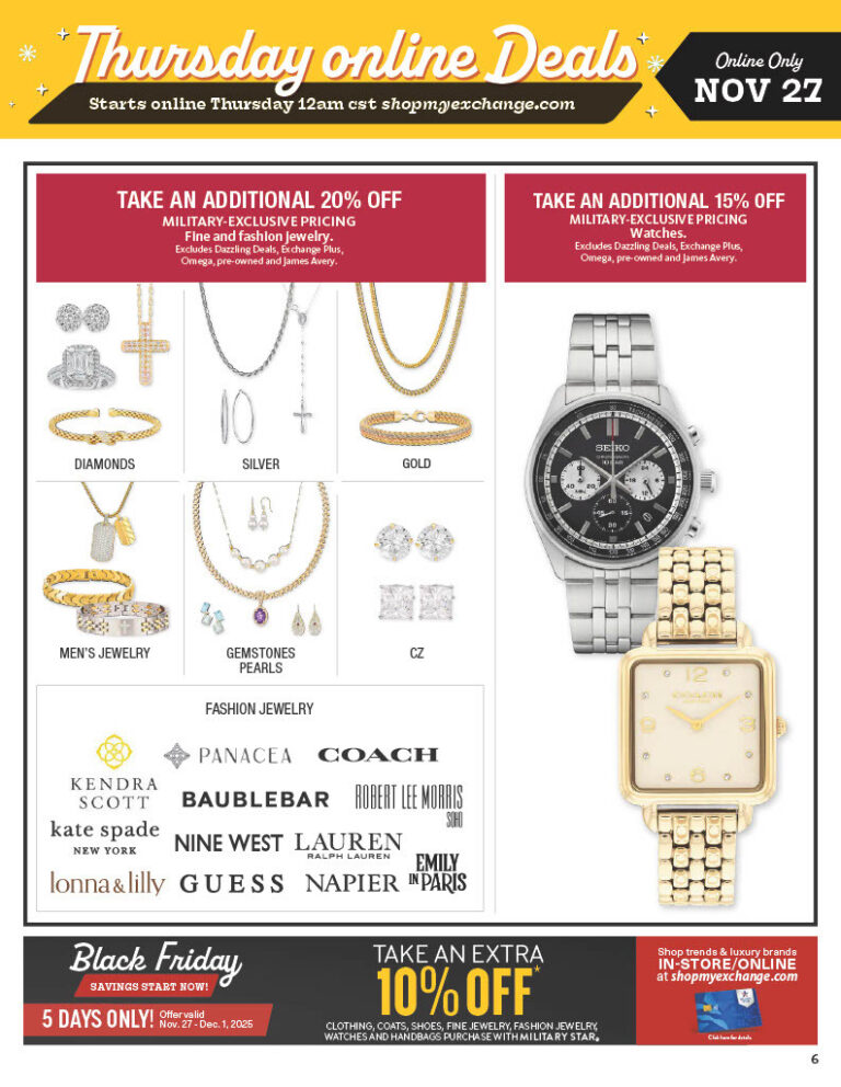 AAFES Black Friday 2025 Ad Scans - BuyVia