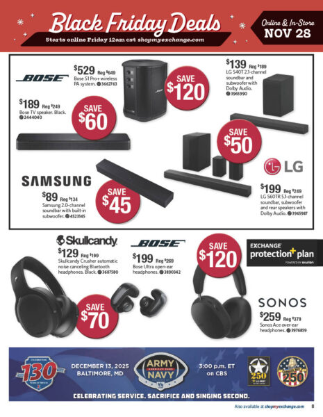 AAFES Black Friday 2025 Ad Scans - BuyVia