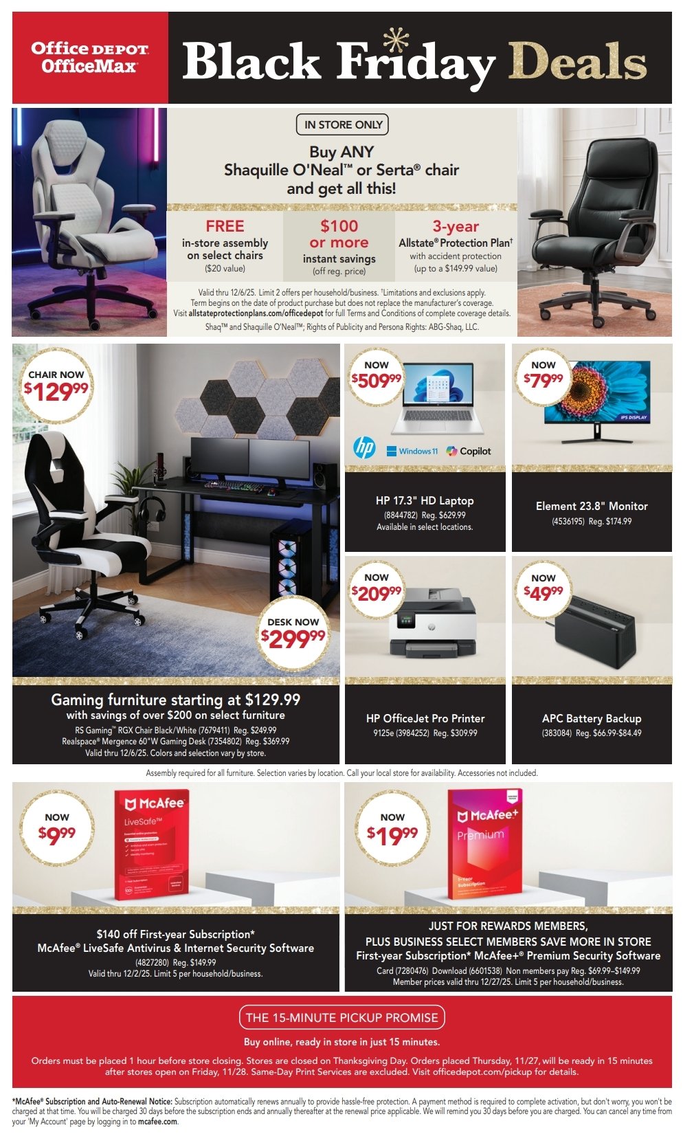 Office Depot Officemax Black Friday 2025 Ad - BuyVia
