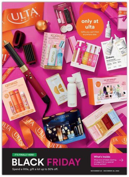Live: Ulta Beauty Black Friday 2025 Ad - BuyVia